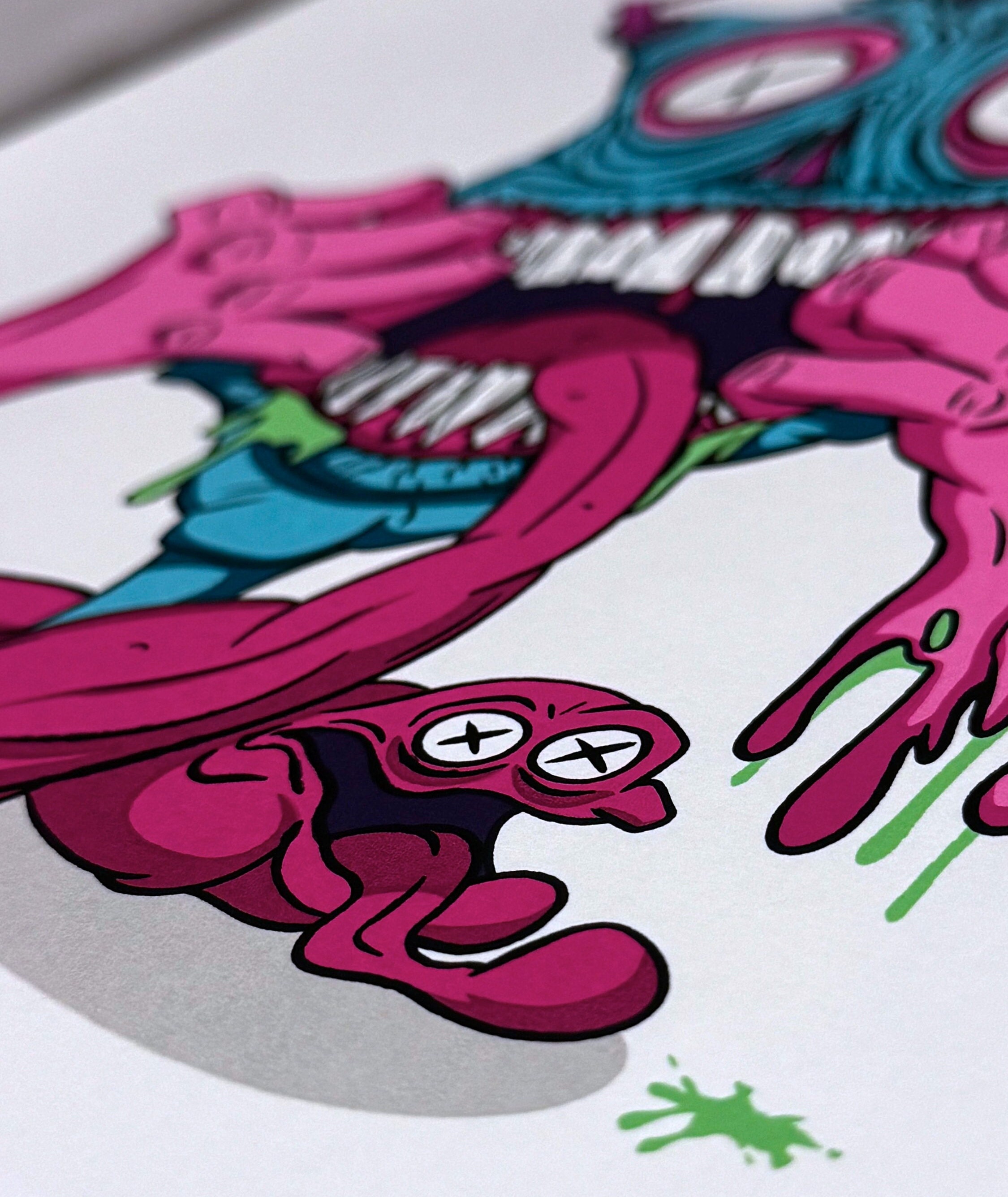 BE HAPPY - Screen Print - Etsy