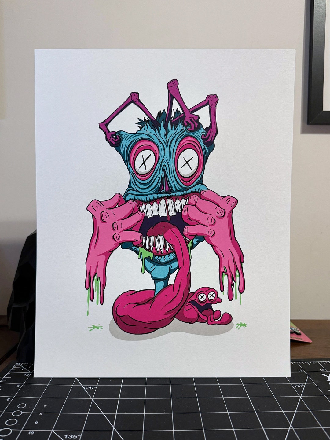 BE HAPPY - Screen Print - Etsy