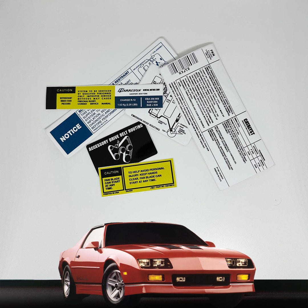 Chevrolet Camaro / Iroc / Firebird / Transam 3rd Gen F Body Restoration ...