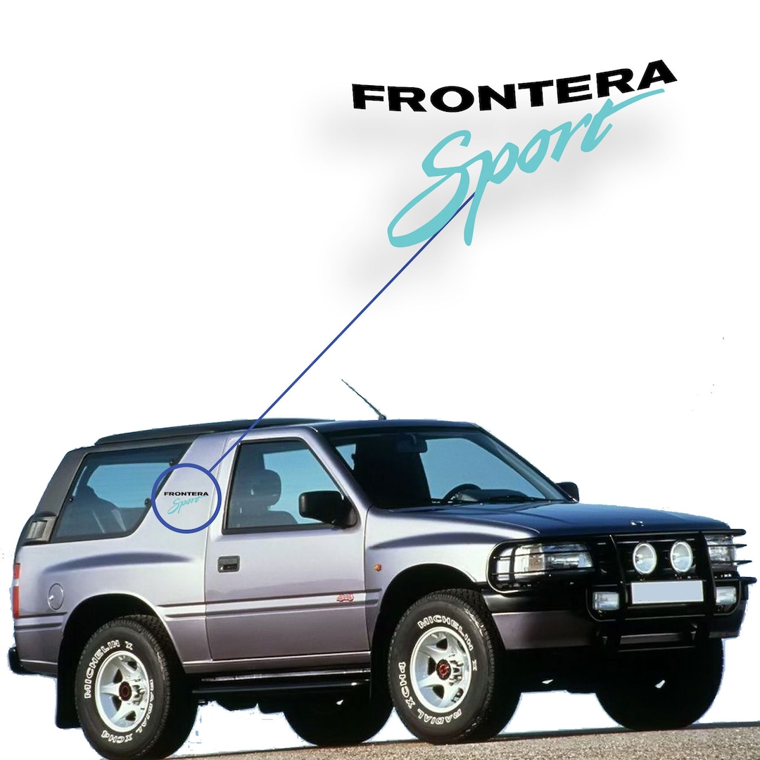 Opel Frontera Sport Side Sticker Vinyl – Custom 4x4 Off-road Graphics ...