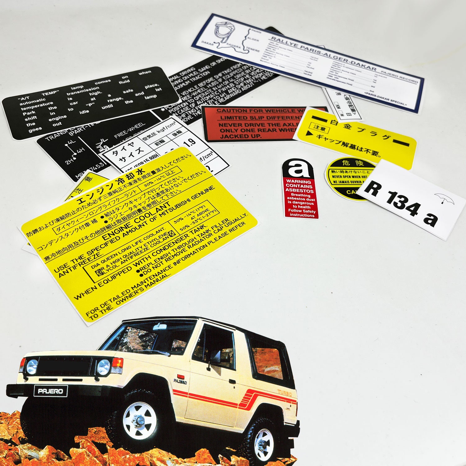 Mitsubishi Pajero Montero Shogun Restoration Warning Caution ...
