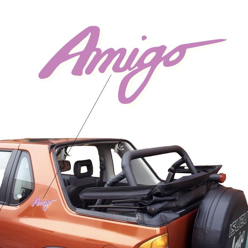 Isuzu Amigo Side Sticker & Emblem Label - Durable Vinyl Decal - Etsy