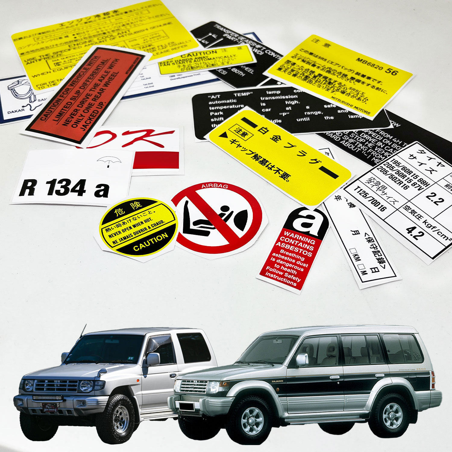 Mitsubishi Pajero Montero Shogun MK2 Restoration Warning Caution ...