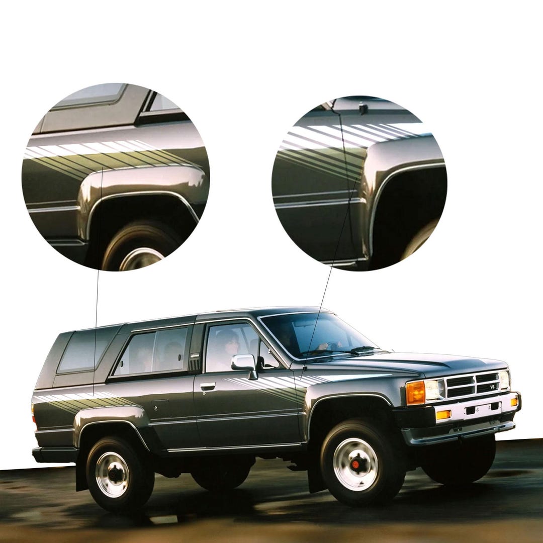 Toyota 4runner Side Stripe Decal – OEM Factory Original Sticker - Etsy