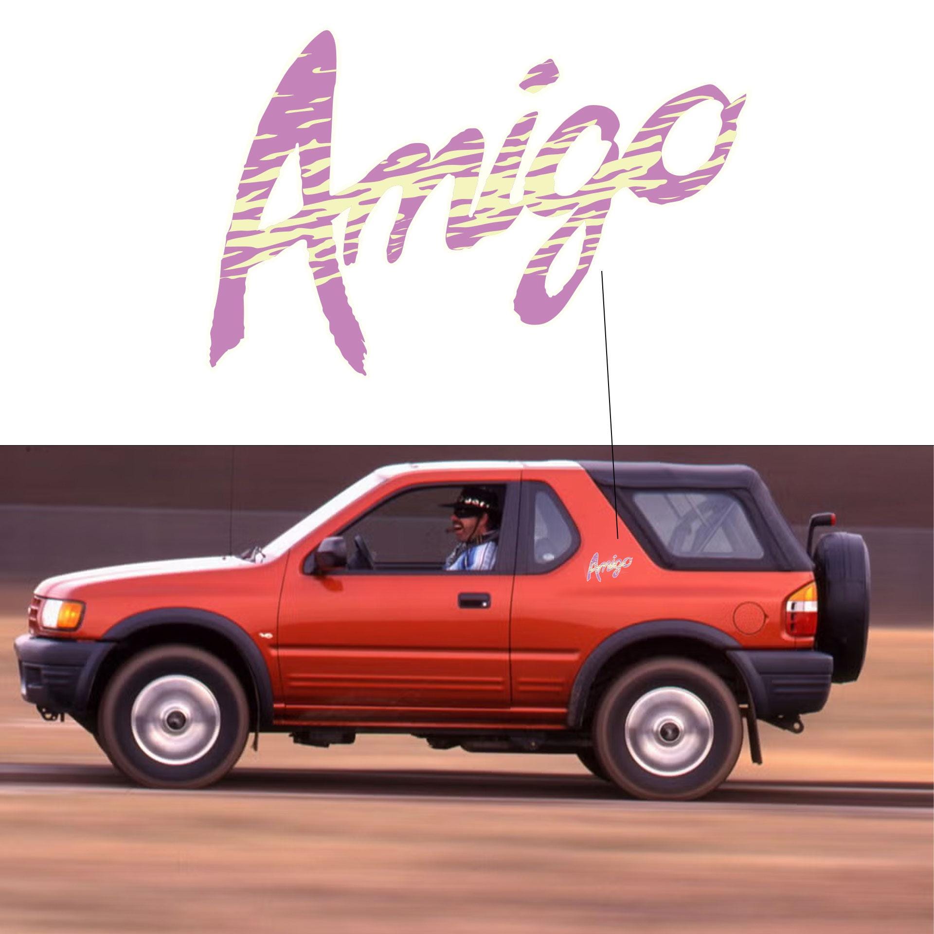 Isuzu Amigo Side Sticker & Emblem Label - Durable Vinyl Decal - Etsy