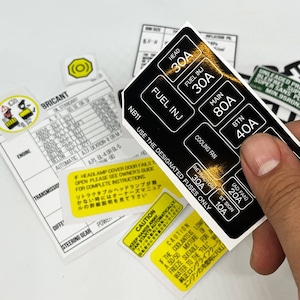 Mazda MX5 NA Restoration Warning Caution Underbonnet Engine Bay ...