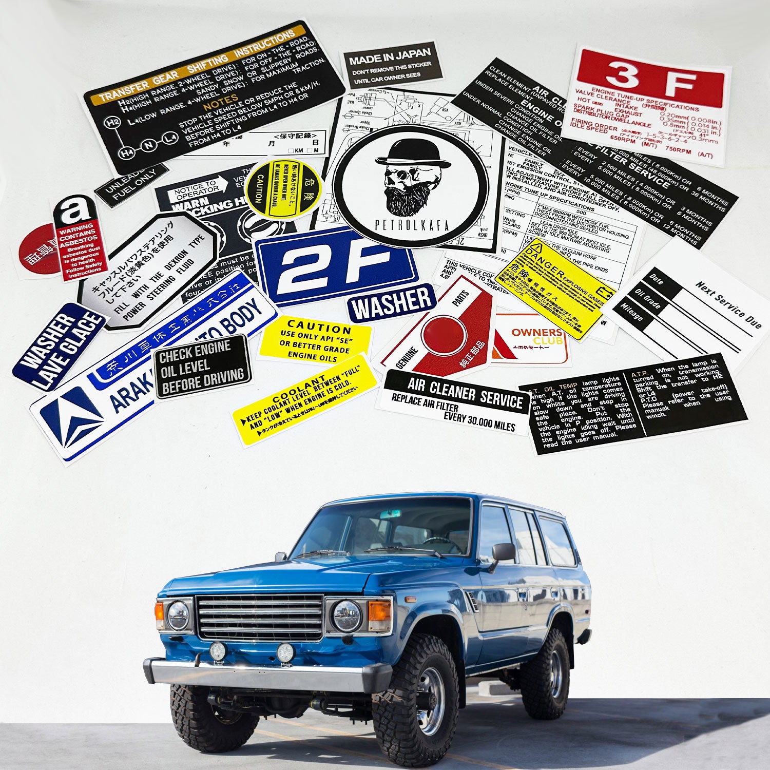 Toyota 60 Series Fj60 Bj60 2F 3F 3B Landcruiser Restoration Warning ...
