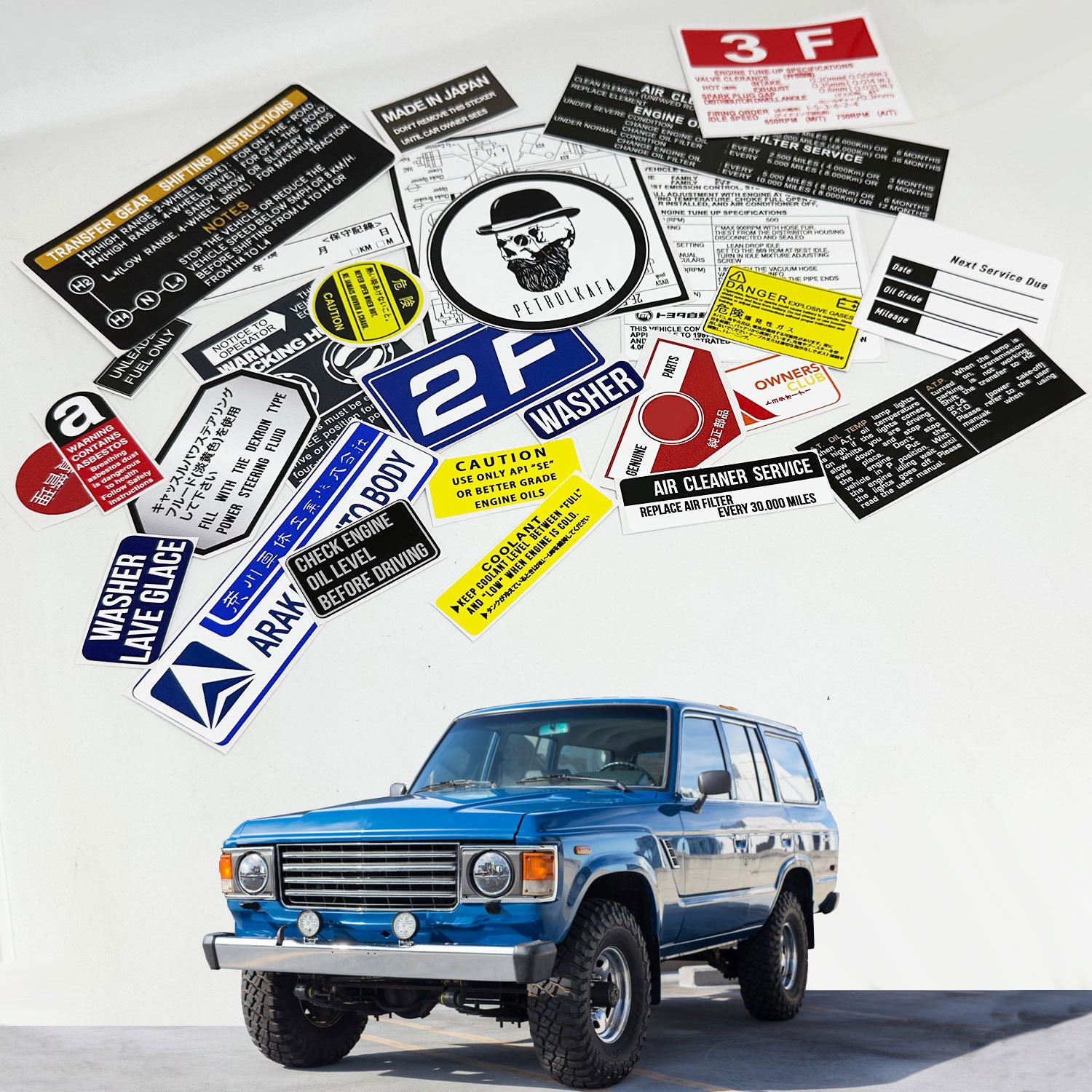 Toyota 60 Series Fj60 Bj60 2F 3F 3B Landcruiser Restoration Warning ...