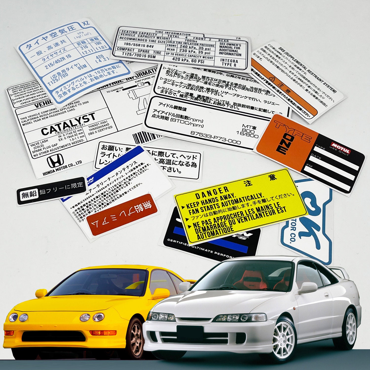 Honda Acura DC2 Integra Type R Underbonnet Car Restoration - Etsy