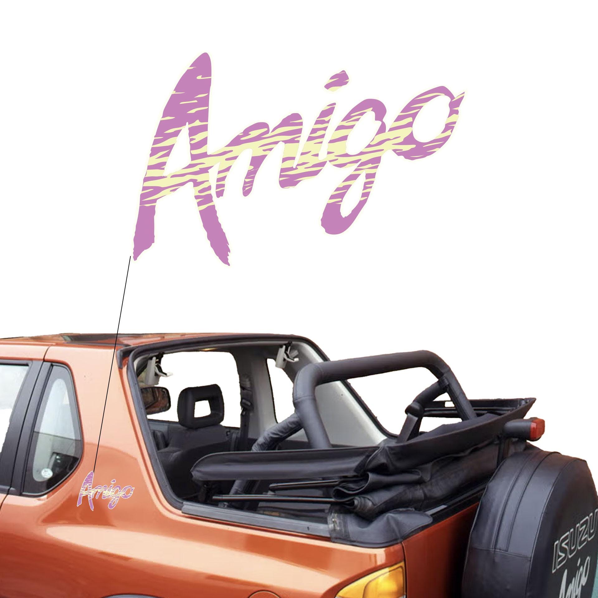 Isuzu Amigo Side Sticker & Emblem Label - Durable Vinyl Decal - Etsy