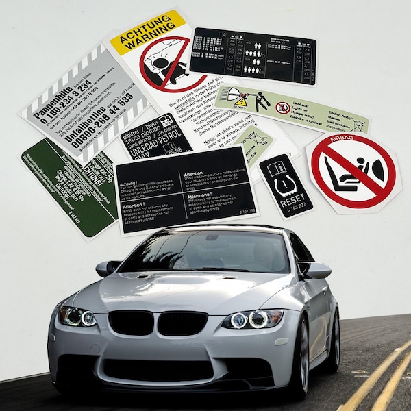 Bmw E90 Stickers - Etsy