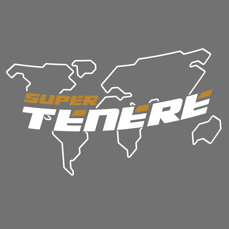 Yamaha Tenere Case Sticker Emblem Supertenere 1200 Tail Top Side ...