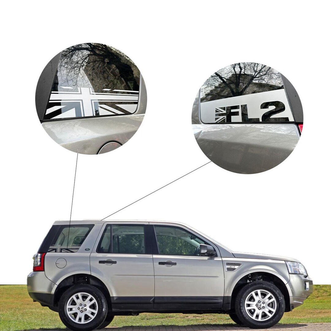 Land Rover Freelander FL2 England Flag Side Window Stickers Decals ...