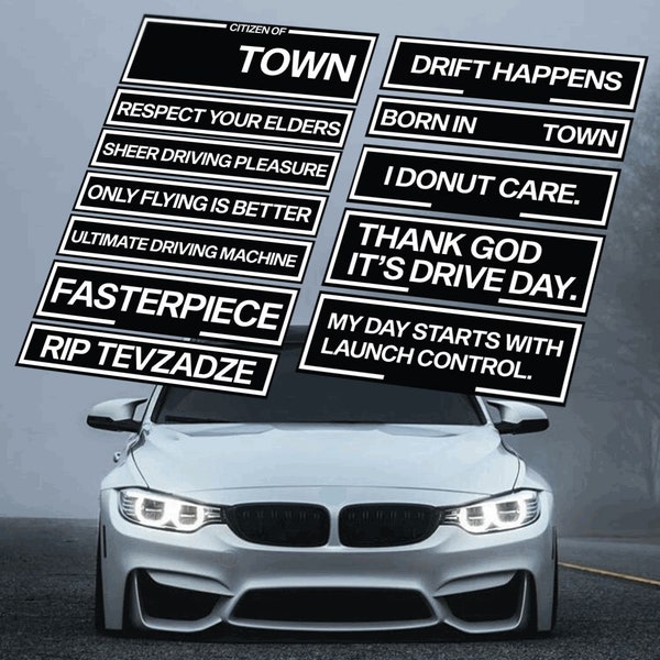 Bmw E90 Sticker - Etsy