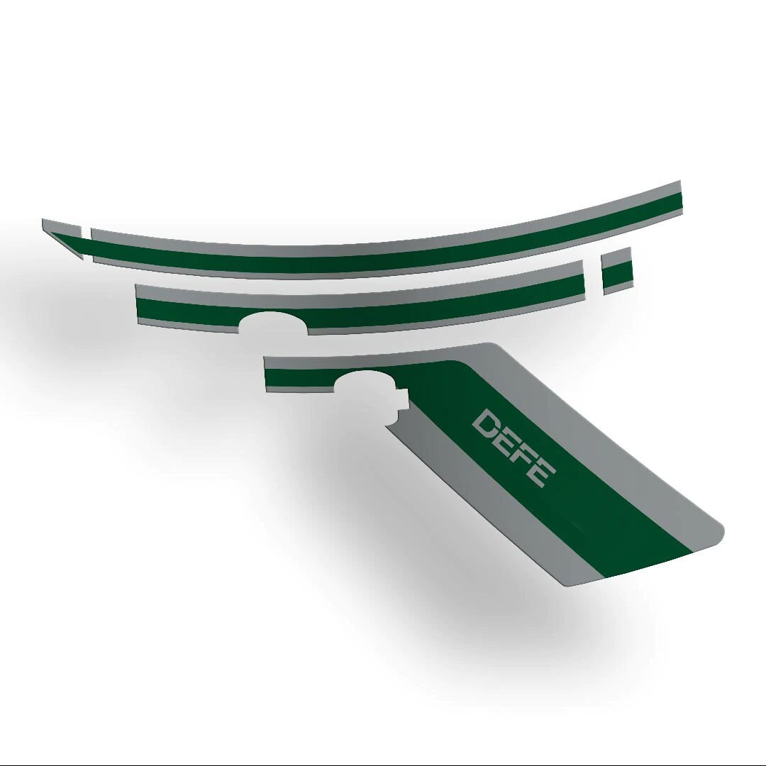 Landrover Defender 90 Land Rover Side Vinyl Sticker Wrap Retro Decal ...