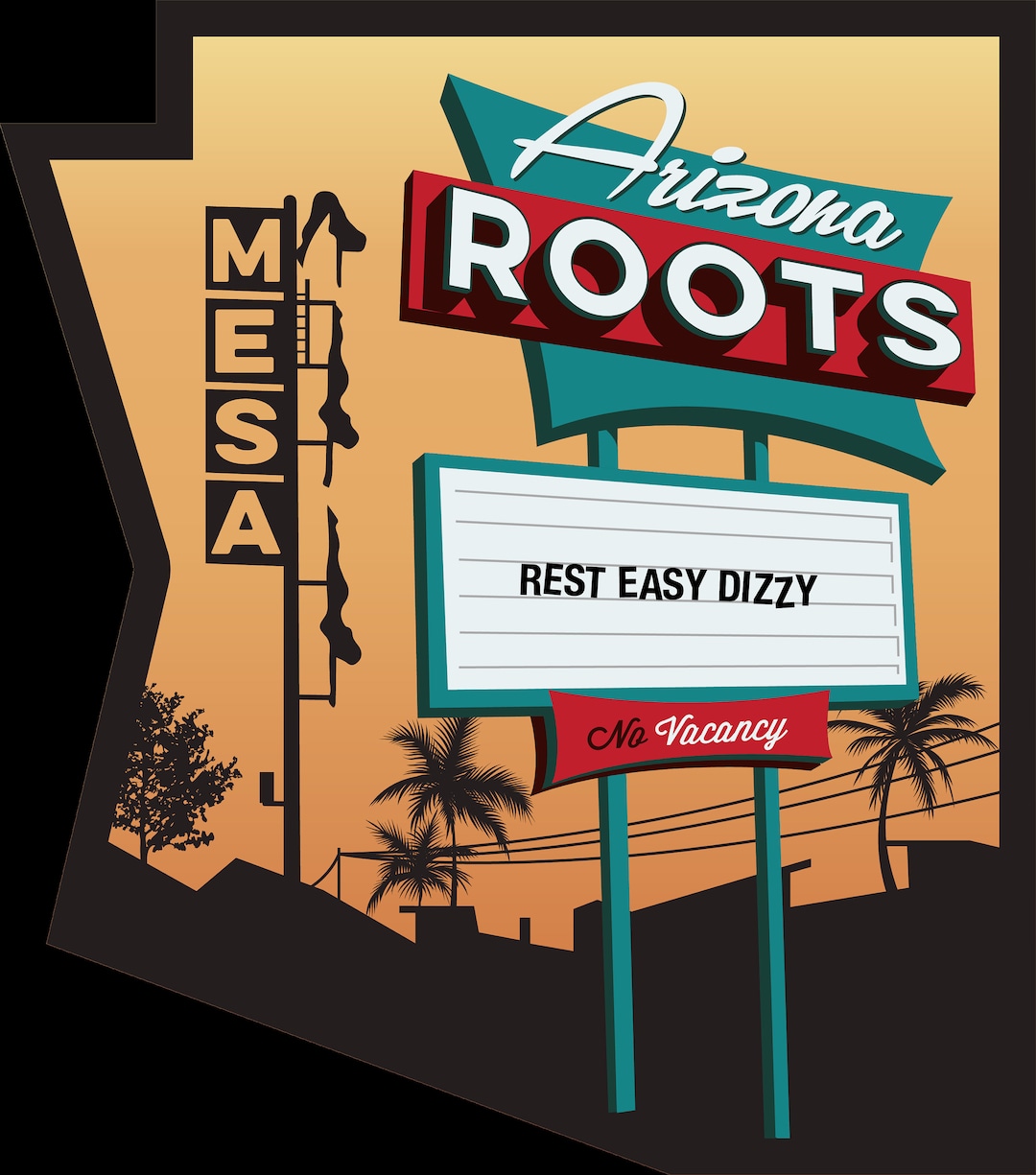 Arizona Roots Sticker - Etsy