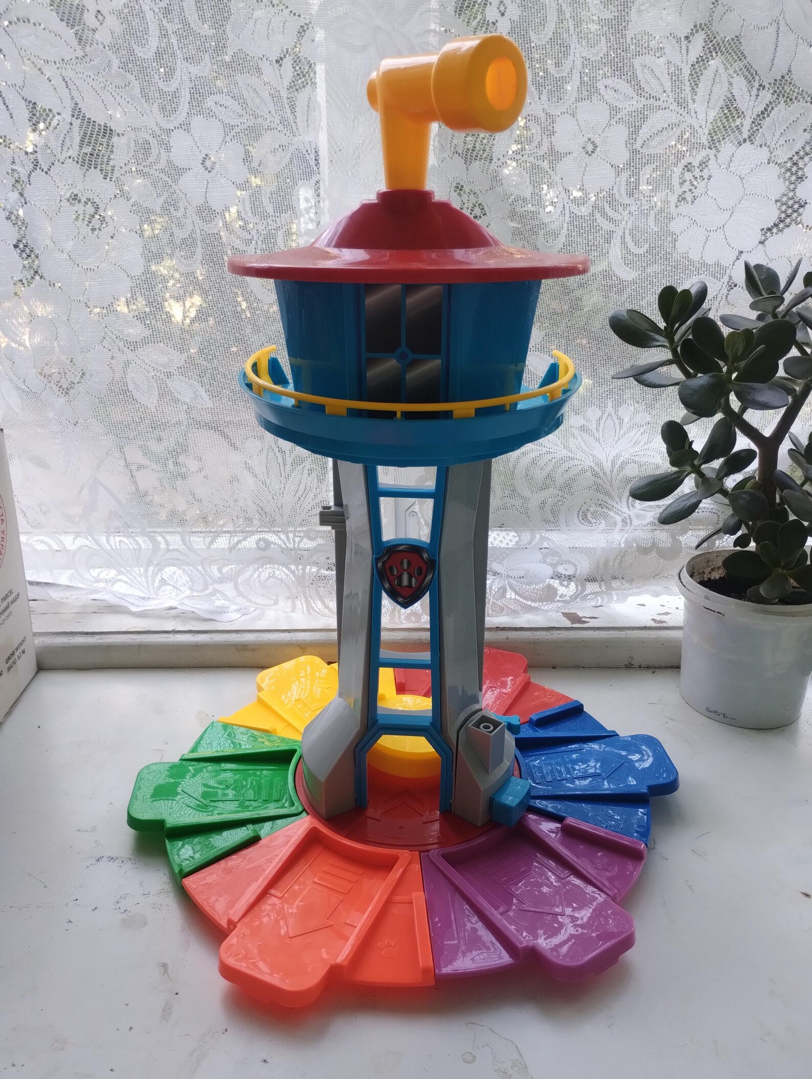 Paw Patrol Watch Tower and 6 Cars With Toys Rubble Skye Chase Marshall ...