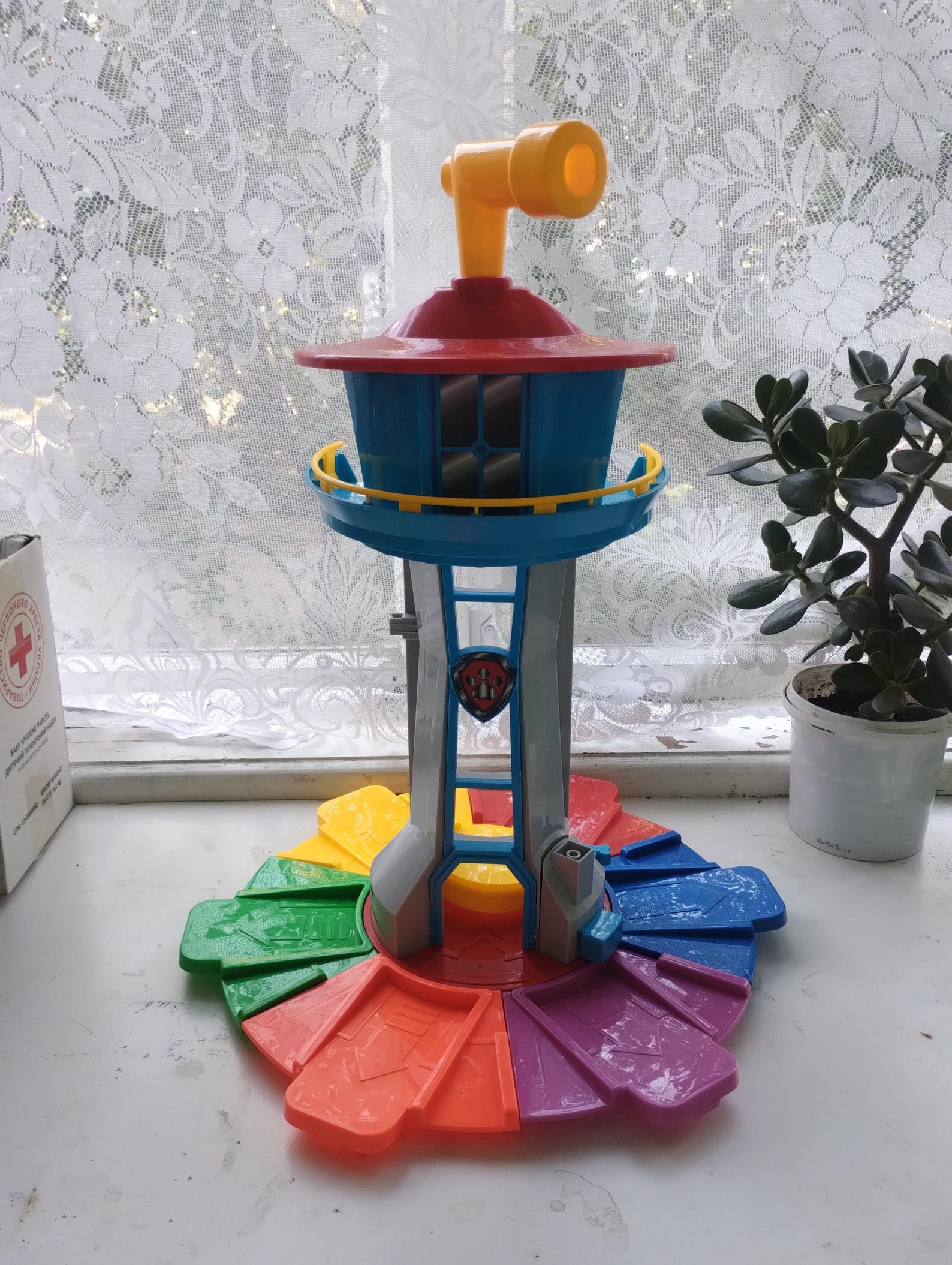 Paw Patrol Watch Tower and 6 Cars With Toys Rubble Skye Chase Marshall ...