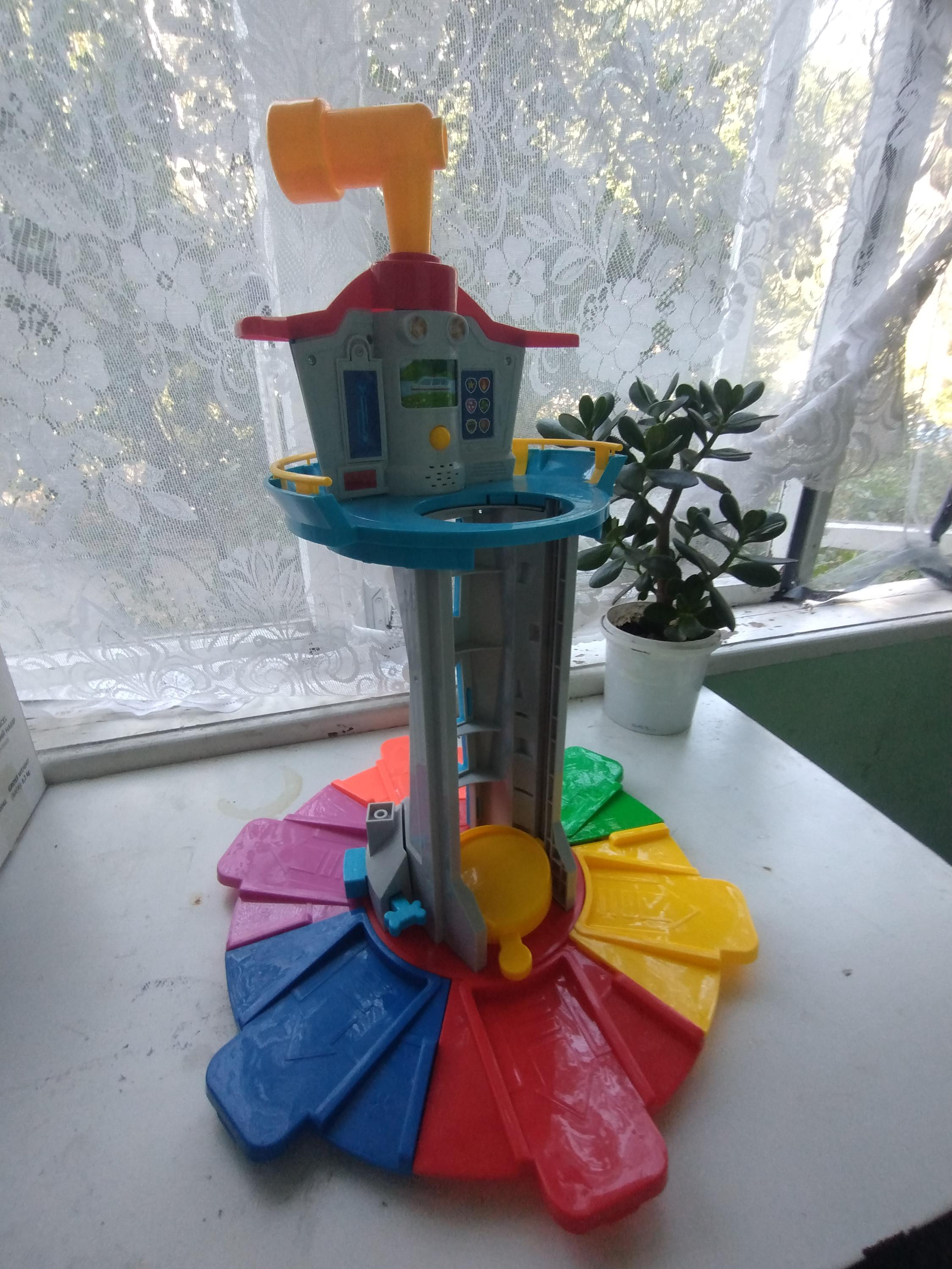 Paw Patrol Watch Tower and 6 Cars With Toys Rubble Skye Chase Marshall ...