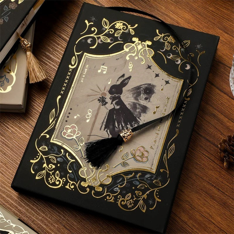 Bluerain: Vintage Gothic Bronzing Cover Personalized Notebook - Etsy ...
