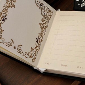 Bluerain: Vintage Gothic Bronzing Cover Personalized Notebook ...