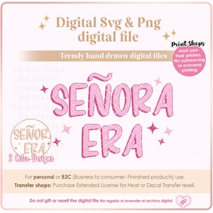 Señora Vibes SVG PNG, Latina Motivational Svg, Sublimation Design ...