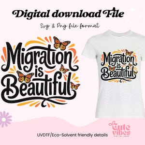 Migration is Beautiful Png Svg, Daughter of Immigrants, Made in Mexico ...