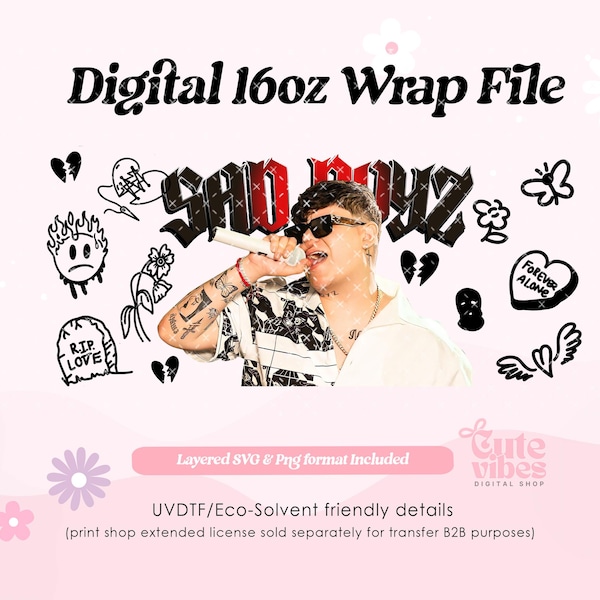 Sad boyz junior h png - Etsy México