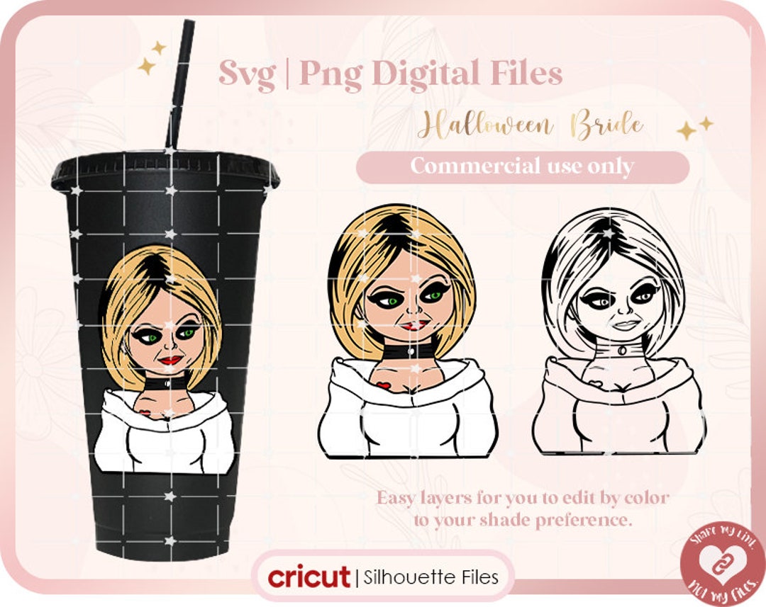 Chucky and Tiffany SVG, Cricut Svg, Clipart, Layered SVG, Files for ...