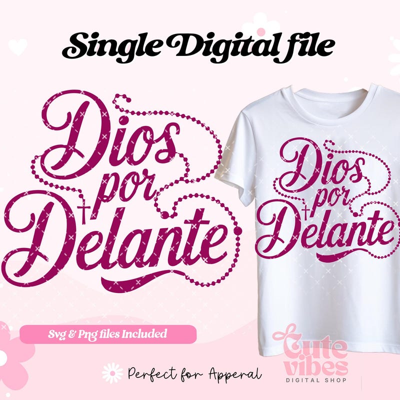 Dios for Delante Svg - Etsy