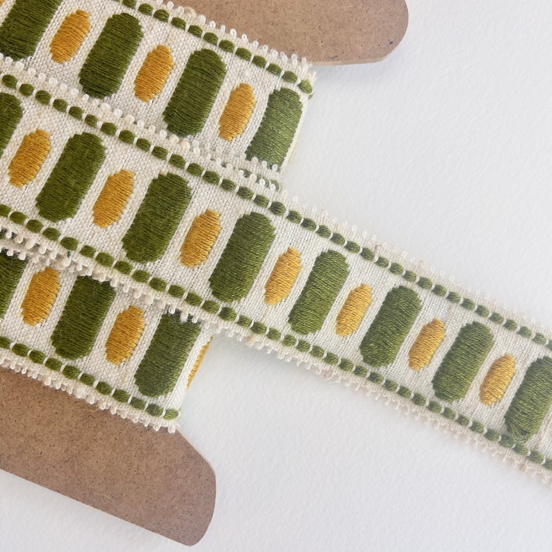 Rare Vintage Braid Trimming - 1970s Lozenge Design. Sold by the Metre ...