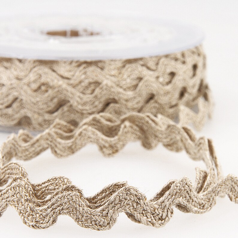 Linen Ric-rac Trim Shabby Chic Trim Natural Decorative - Etsy