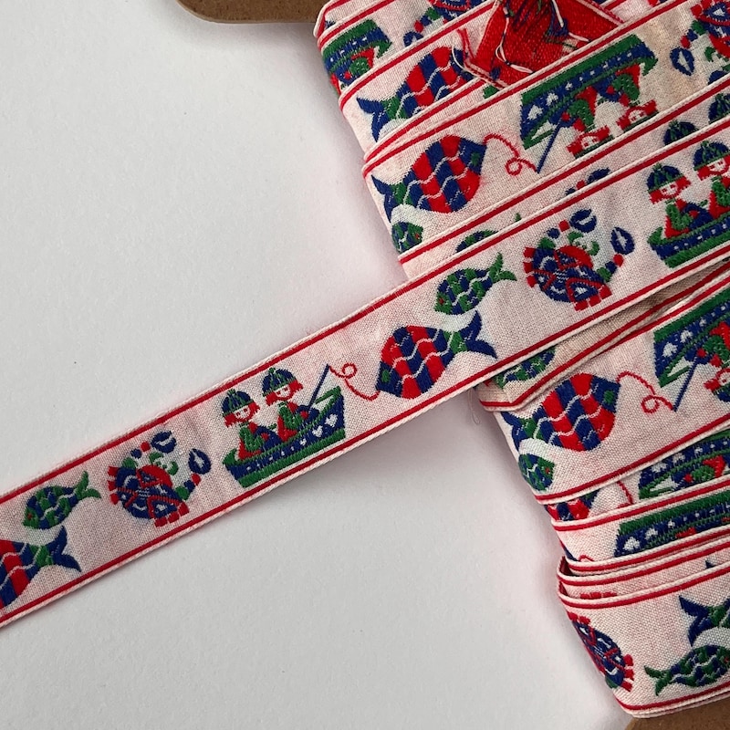 Retro Jacquard Ribbon - Etsy UK