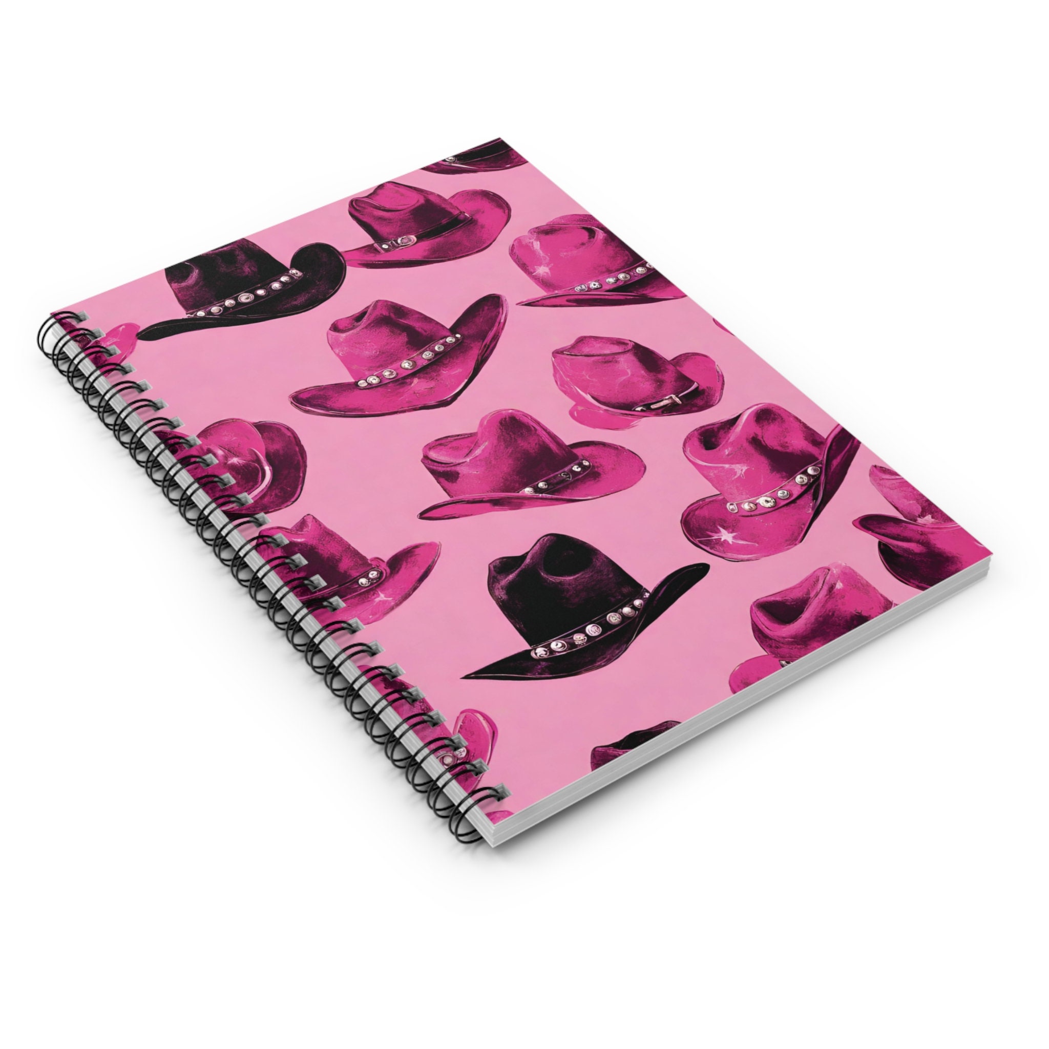 Western Spiral Notebook, Pink Notebook, Cowgirl Gift, Cowgirl Notebook ...