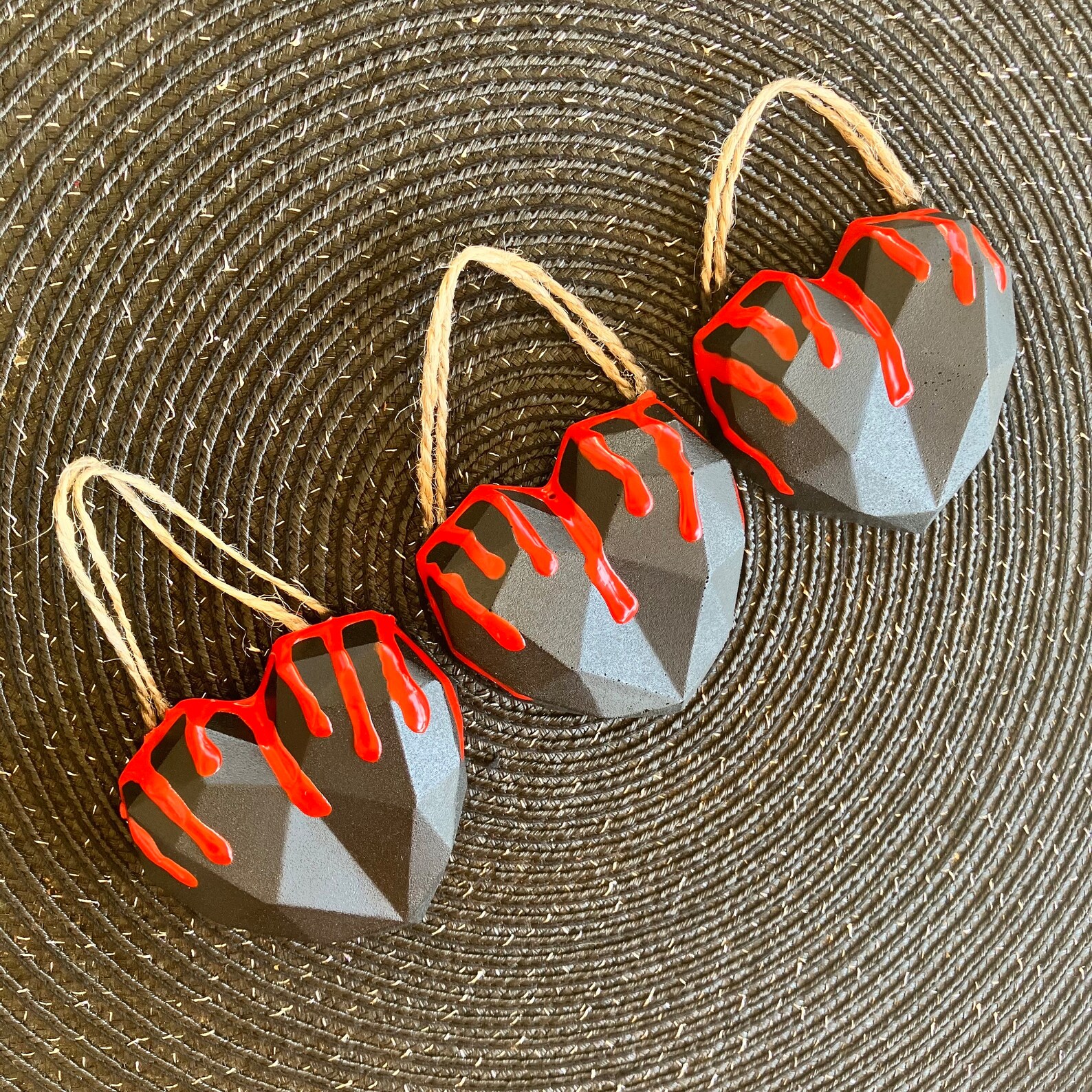 Halloween Heart Ornament, Bloody Heart Magnet, Halloween Home Decor ...