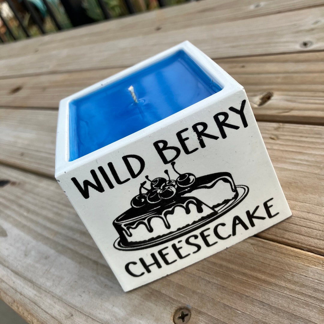 Wild Berry Cheesecake Candle Mixed Berry Candle Cheesecake Scented ...