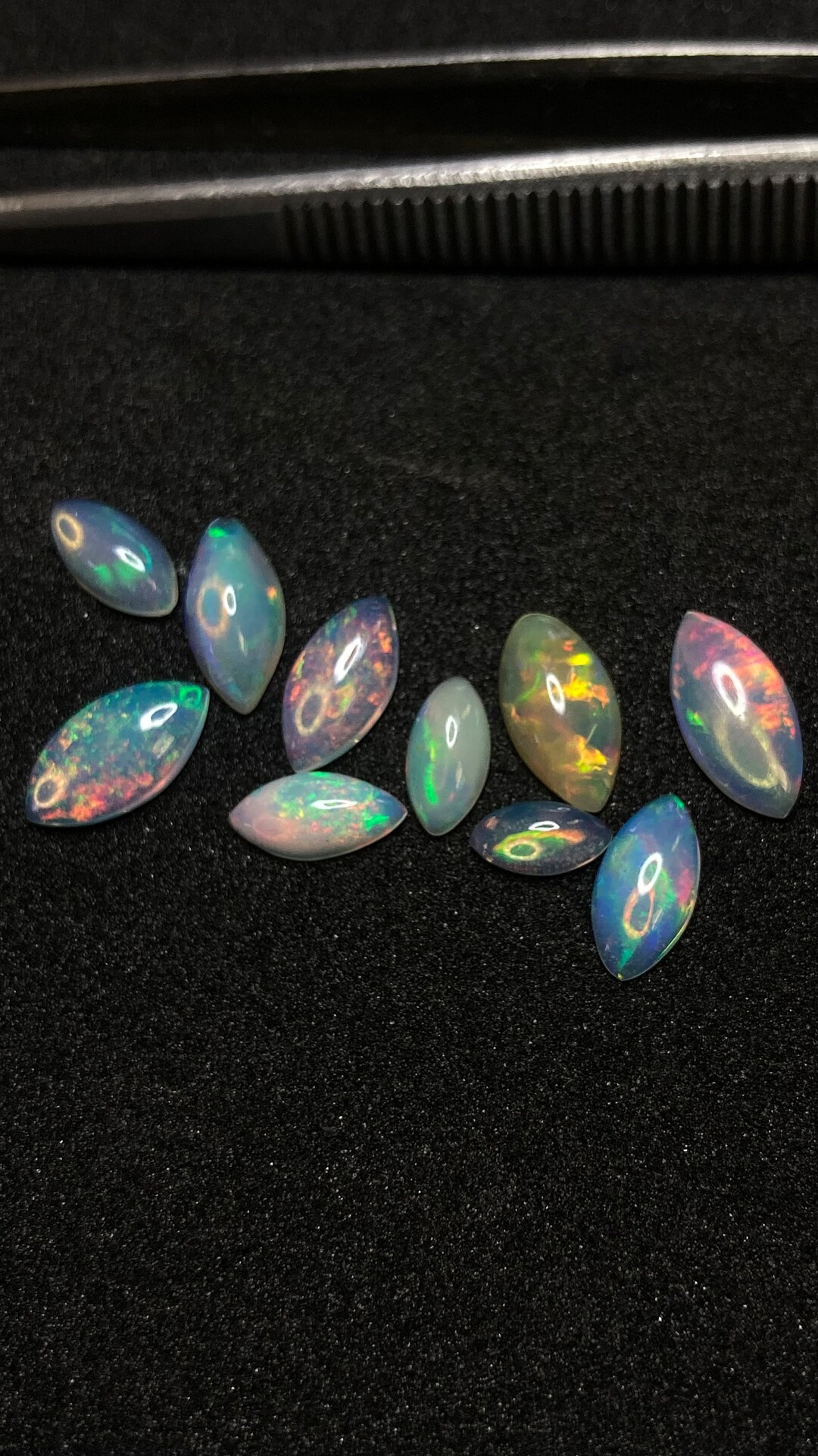 9-piece Ethiopian Welo Opal Cabochon Set, Marquise Mix - Etsy