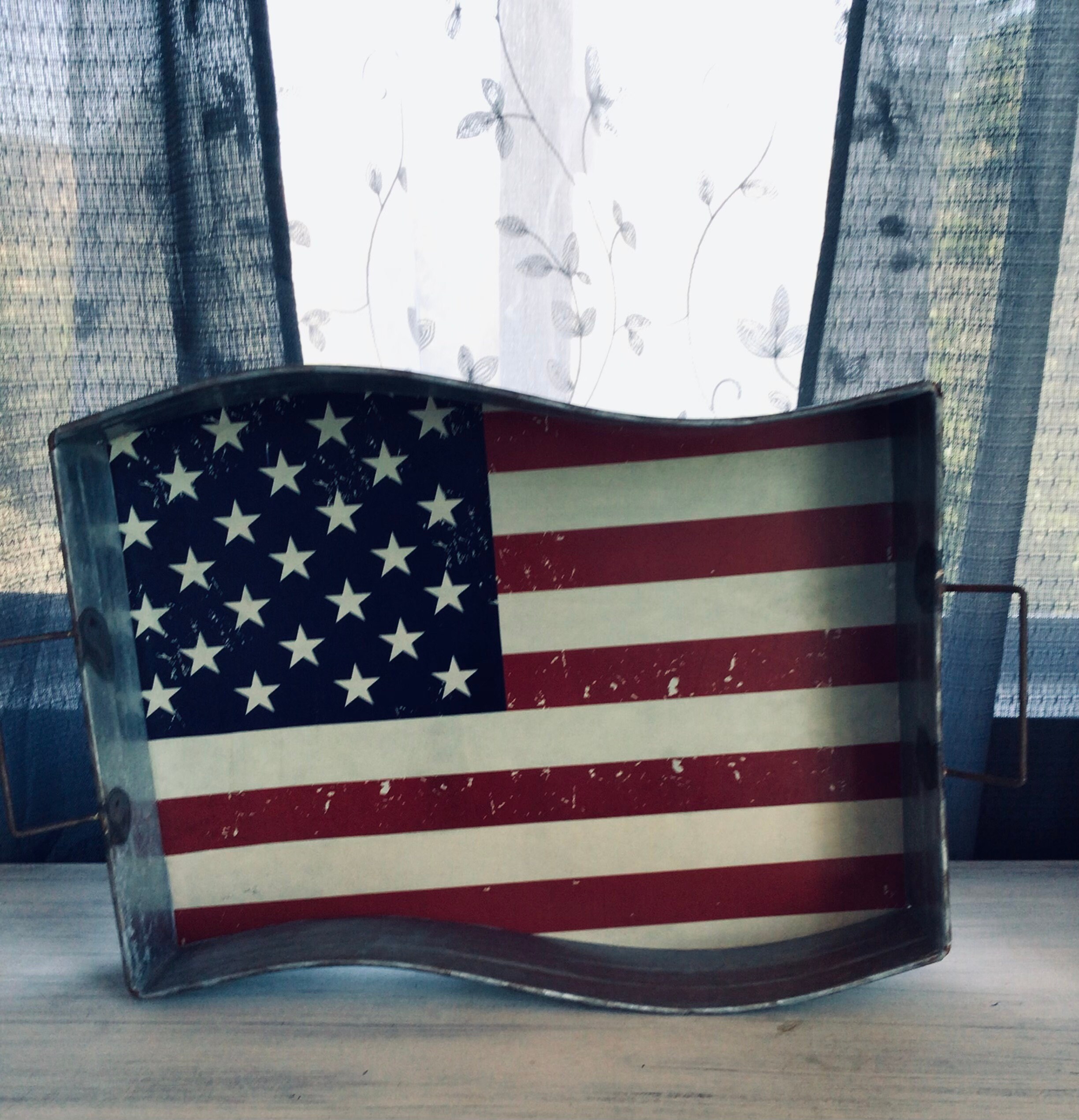 American Flag Serving Tray - Etsy