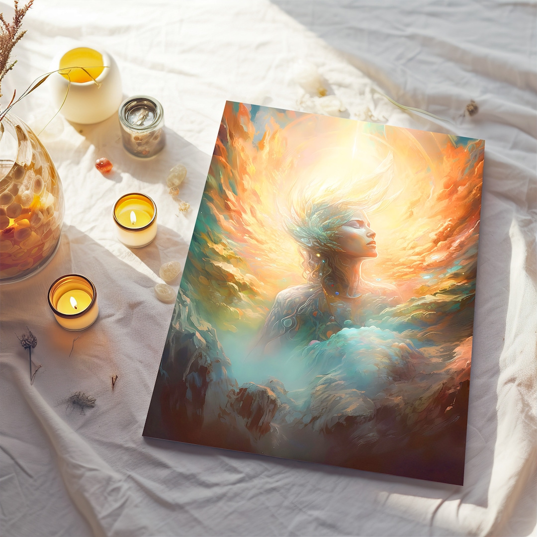 Angel Wall Art Prints | Guardian Angels Spiritual Wall Art Gifts for ...