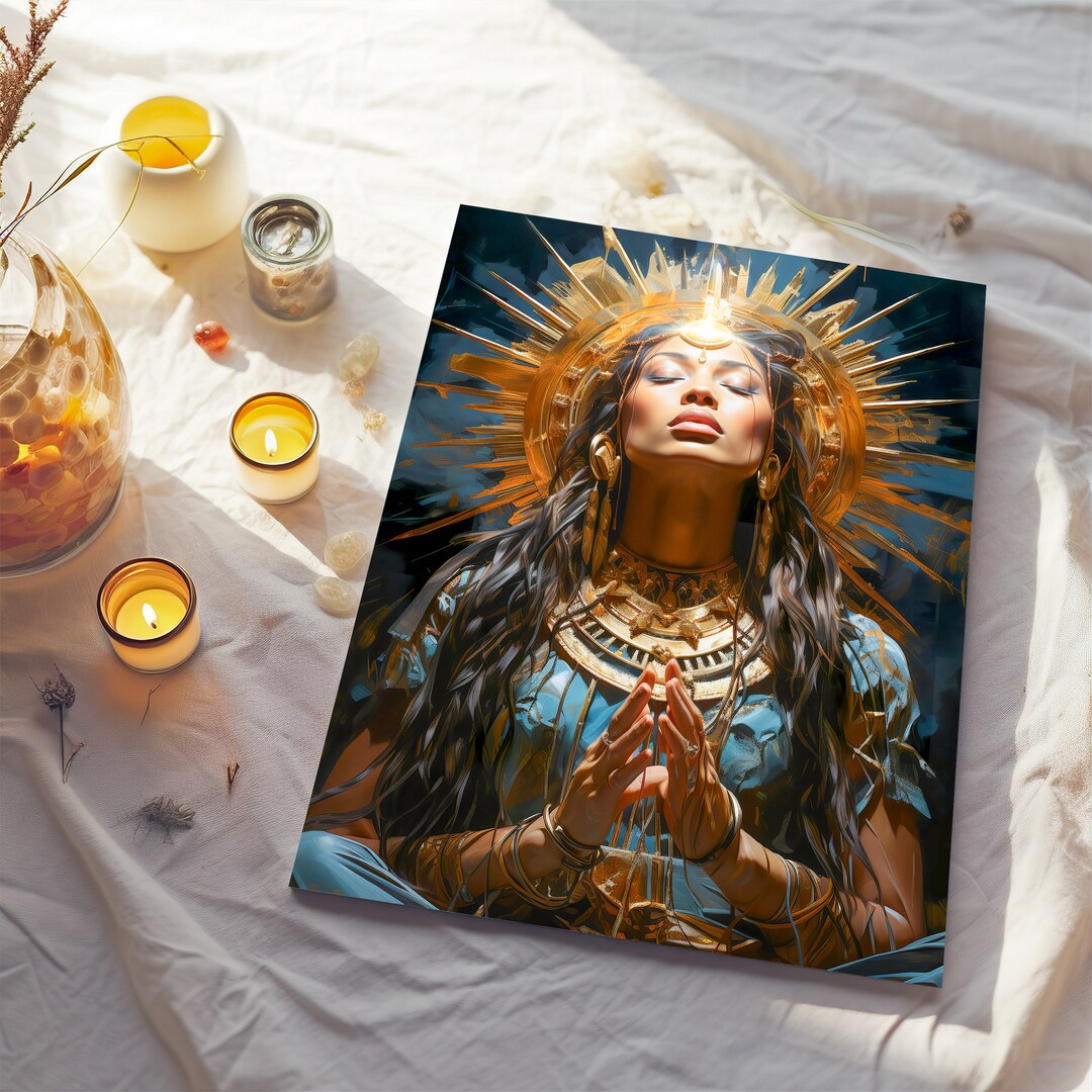 Native American Goddess Wall Art Prints Spiritual Wall Art - Etsy