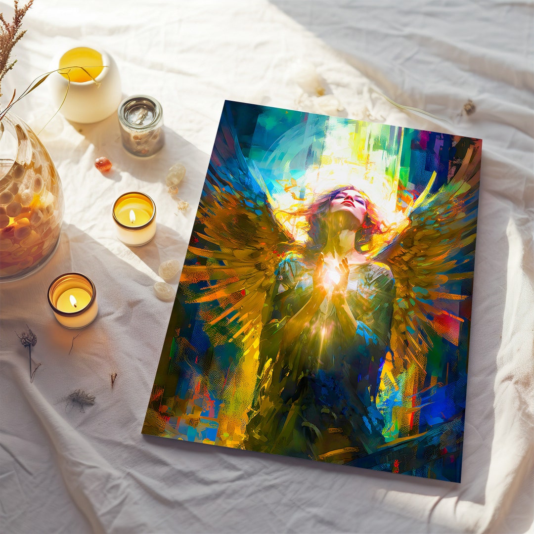 Guardian Angel Wall Art Prints Catholic Art Prints Gifts Spiritual Wall ...