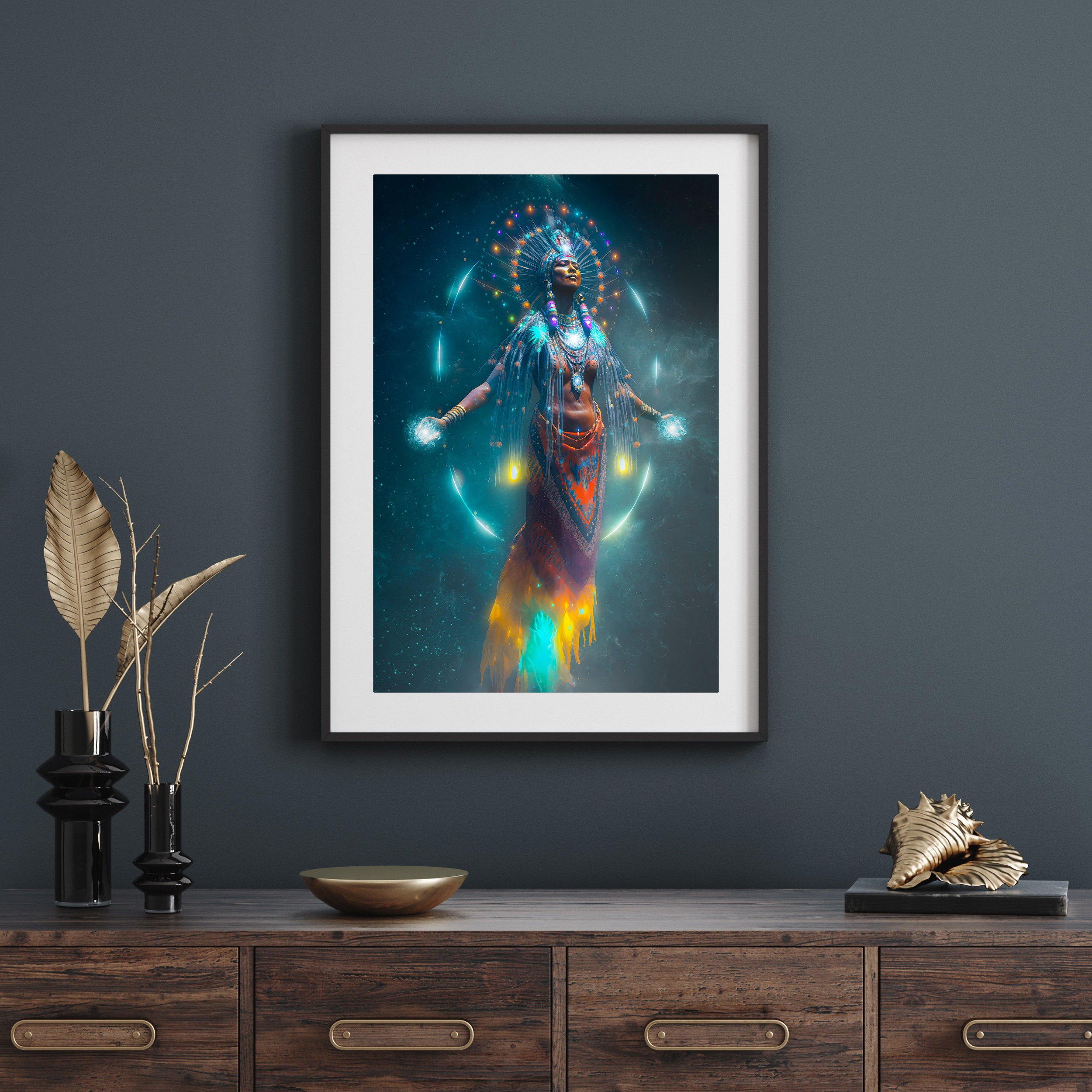 Native American Goddess Wall Art Prints Spiritual Wall Art - Etsy