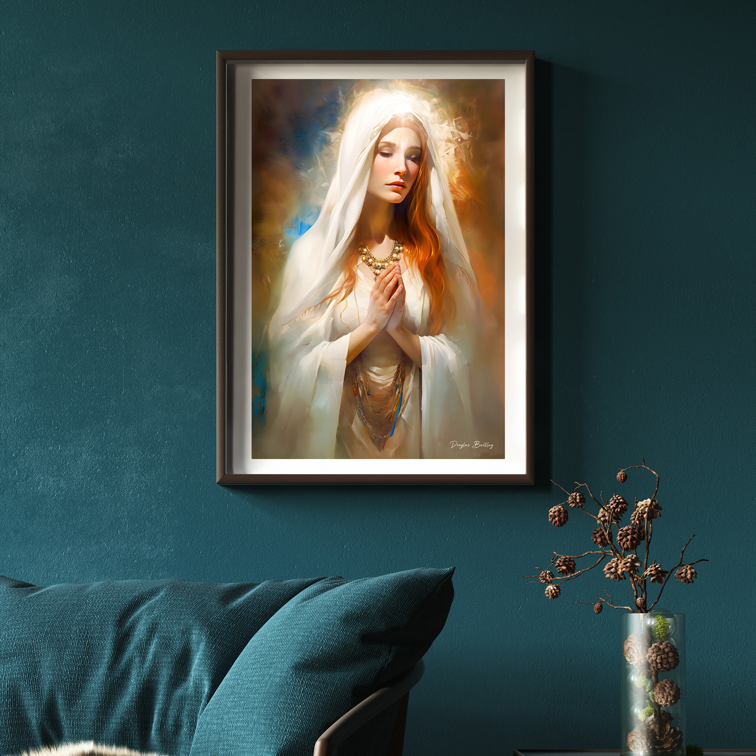 St Mary Magdalene Wall Art Prints Catholic Art Prints Gifts Spiritual ...