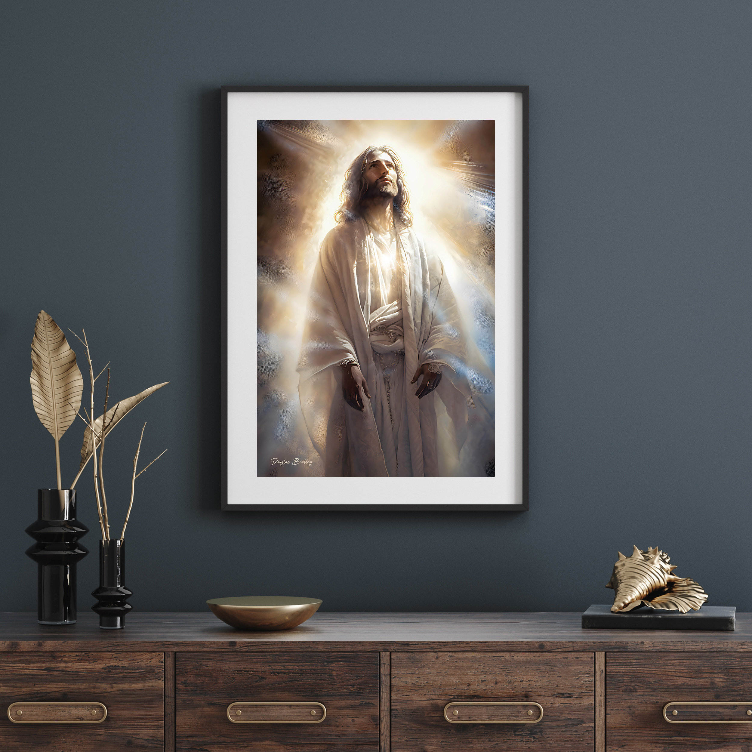 Jesus art print religious wall art inspirational poster sold by Dedie ...