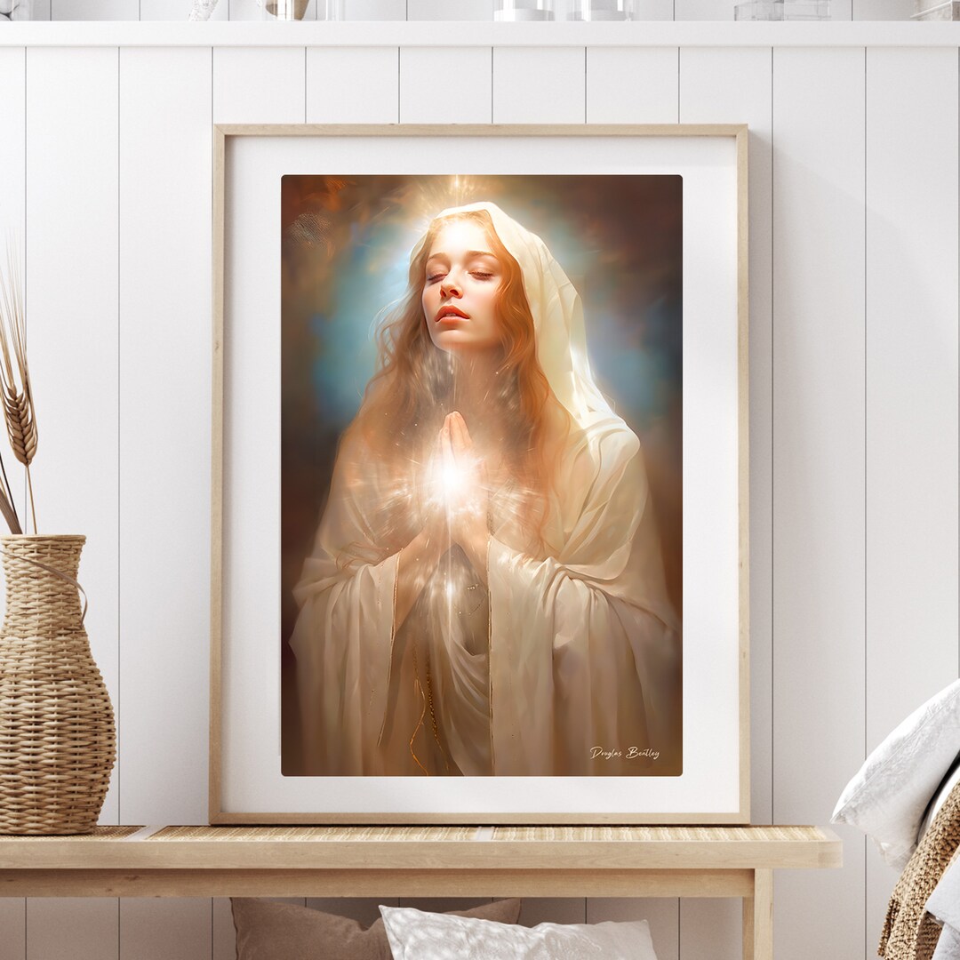 St Mary Magdalene Wall Art Prints Catholic Art Prints Gifts Spiritual ...