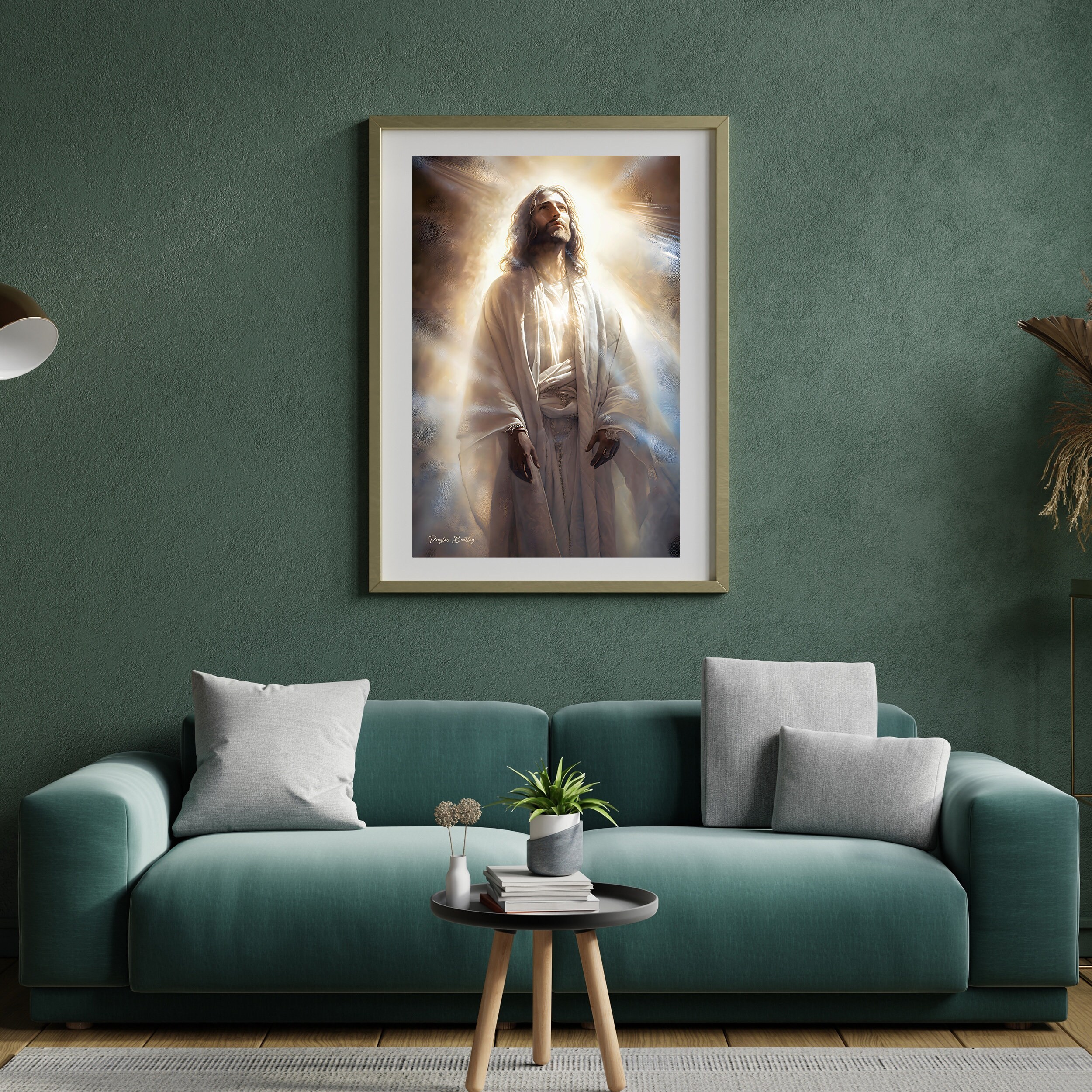 Jesus art print religious wall art inspirational poster sold by Dedie ...