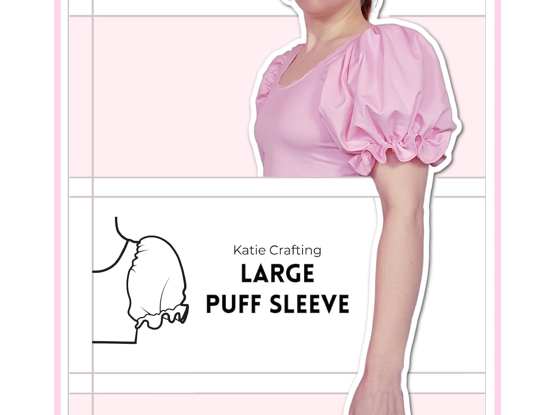 Large Puff Sleeve Sewing Pattern | Mix & Match | Add on Sleeves | Digital PDF Sewing Pattern ...