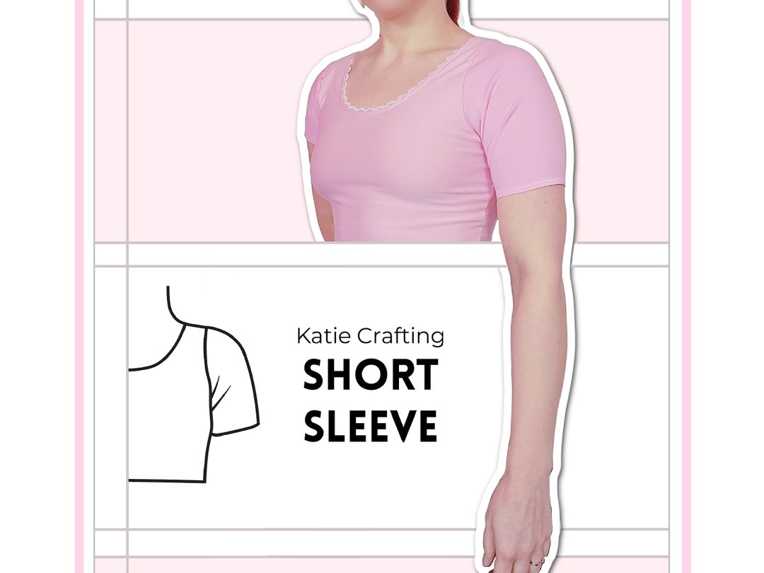 Short Fitted Sleeve Sewing Pattern | Mix & Match | Add on Sleeves ...