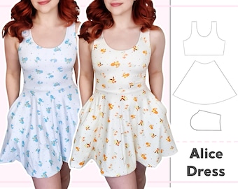 Mini Dress Pattern - Etsy