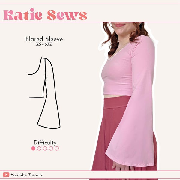 Bell Sleeve Pattern - Etsy